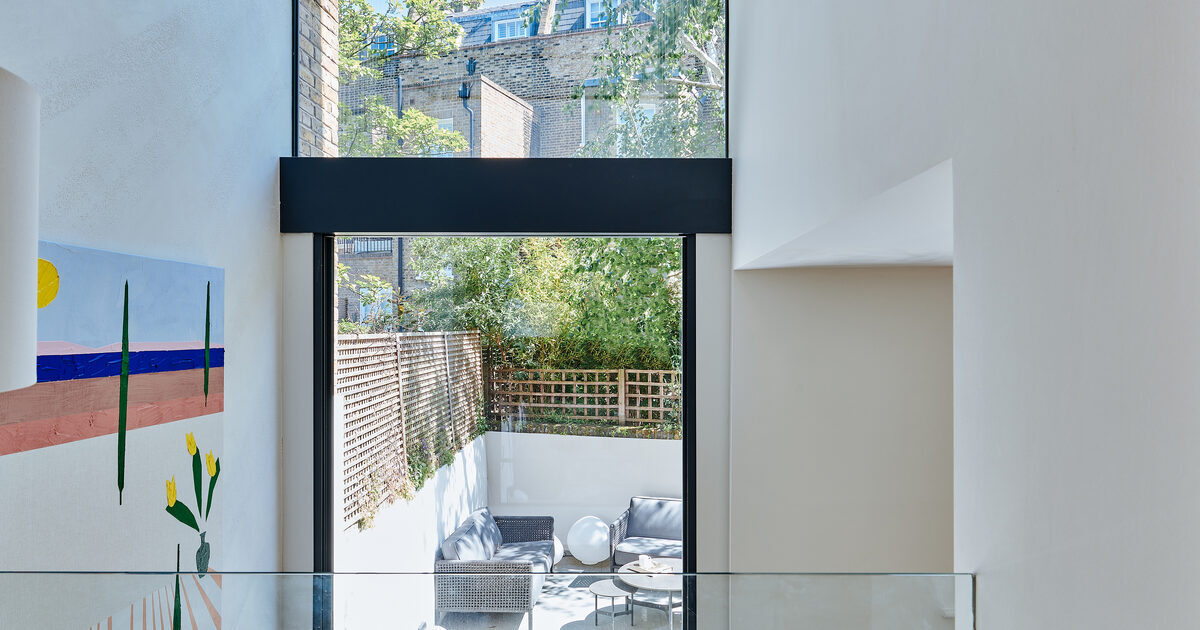 Double height sash window | Rawlings Street | Keller Minimal Windows