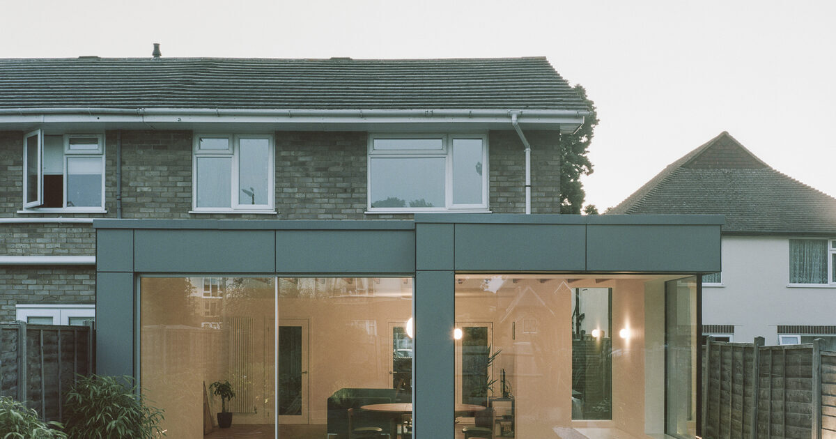 Unique Glass Rear Extension with minimal windows | Keller Minimal Windows